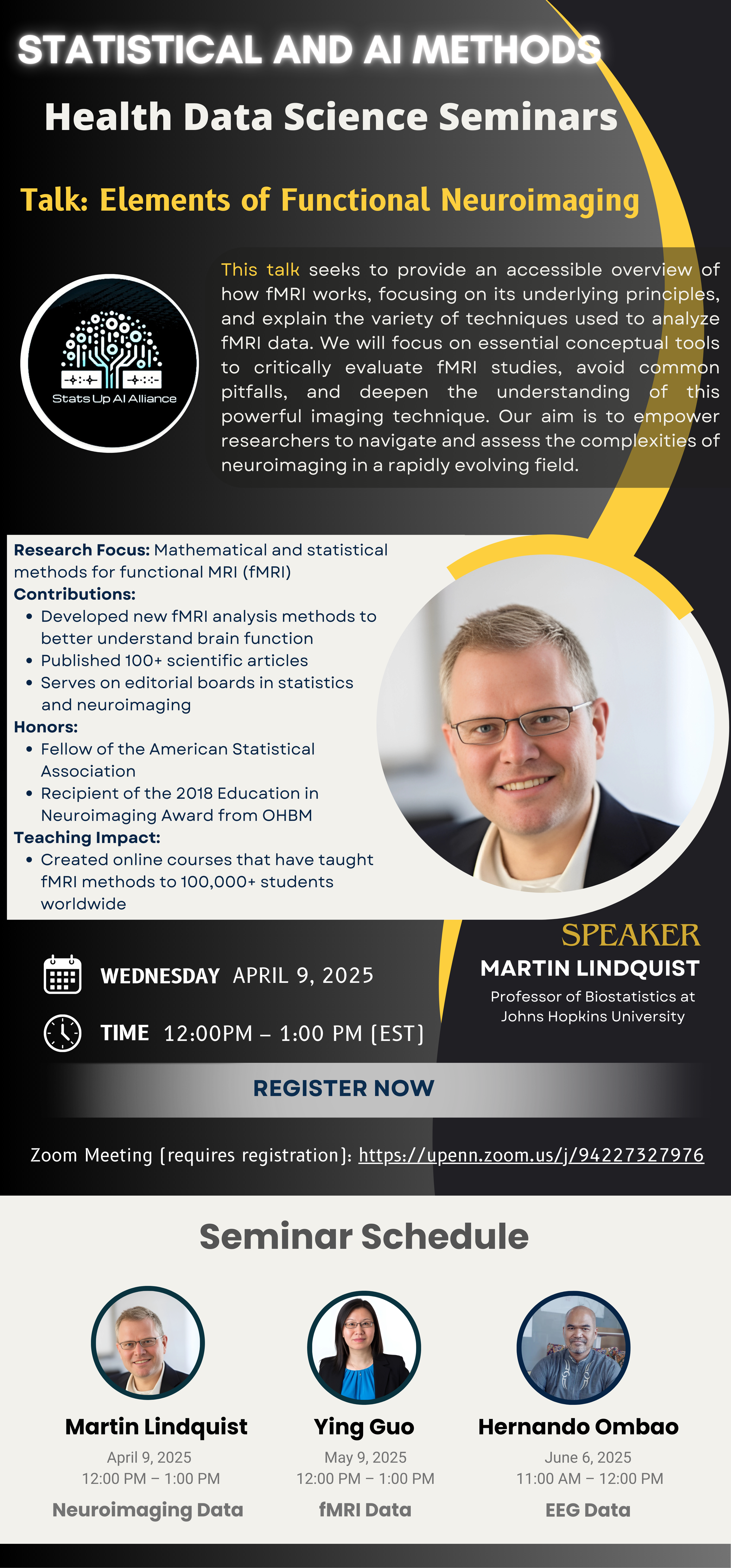Statistical and AI Methods for Health Data Science Seminars